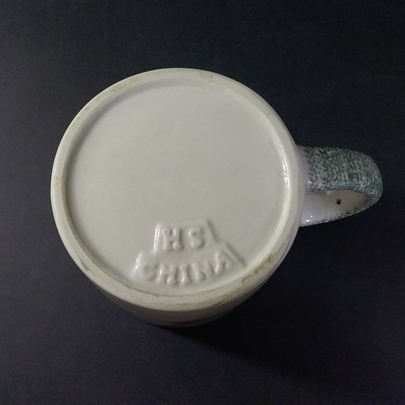 Dining | Speckled Red Apple Green Rim Handle Coffee Mug | Poshmark